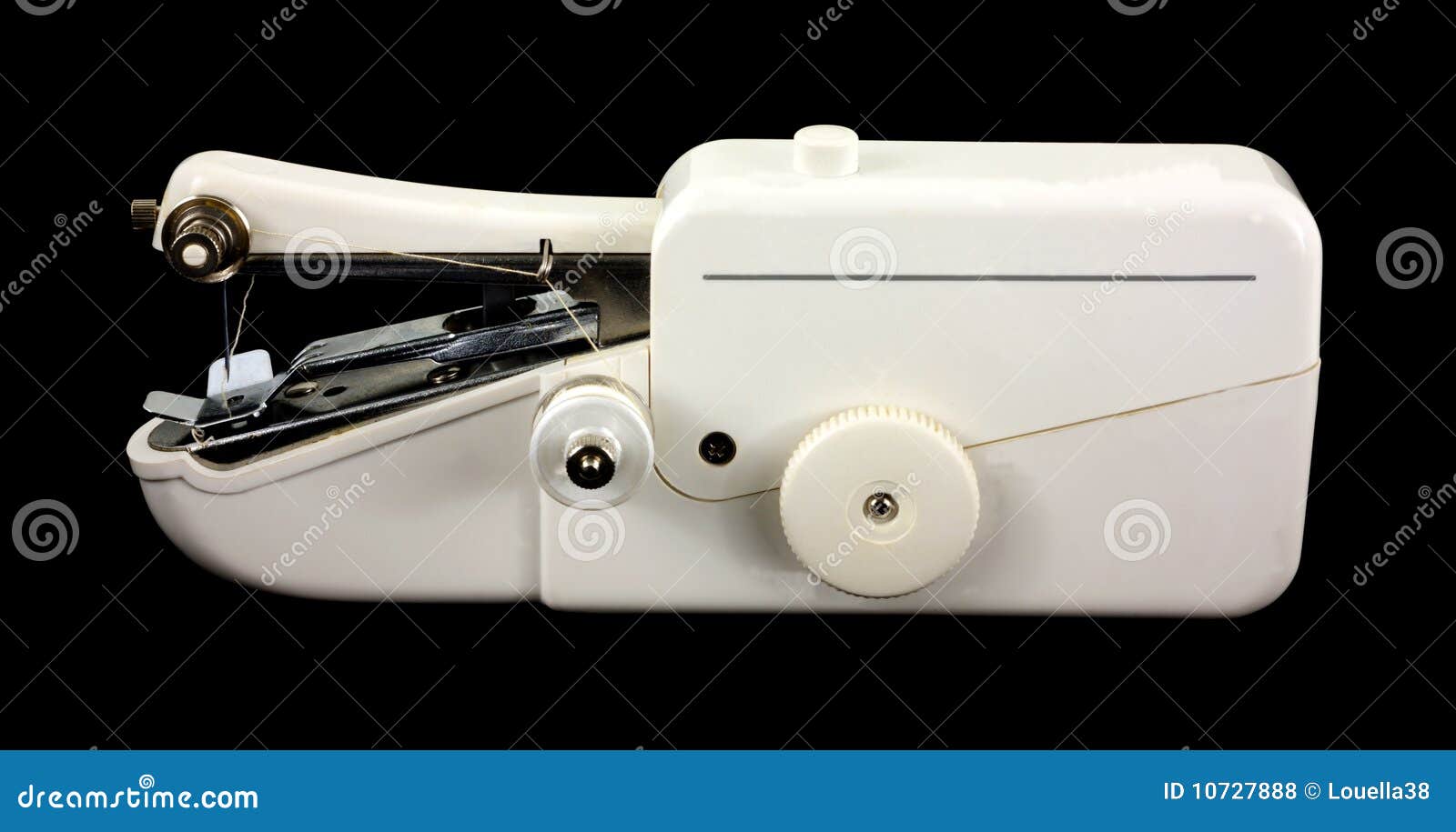 Hand held sewing machine stock photo. Image of ridged - 10727888