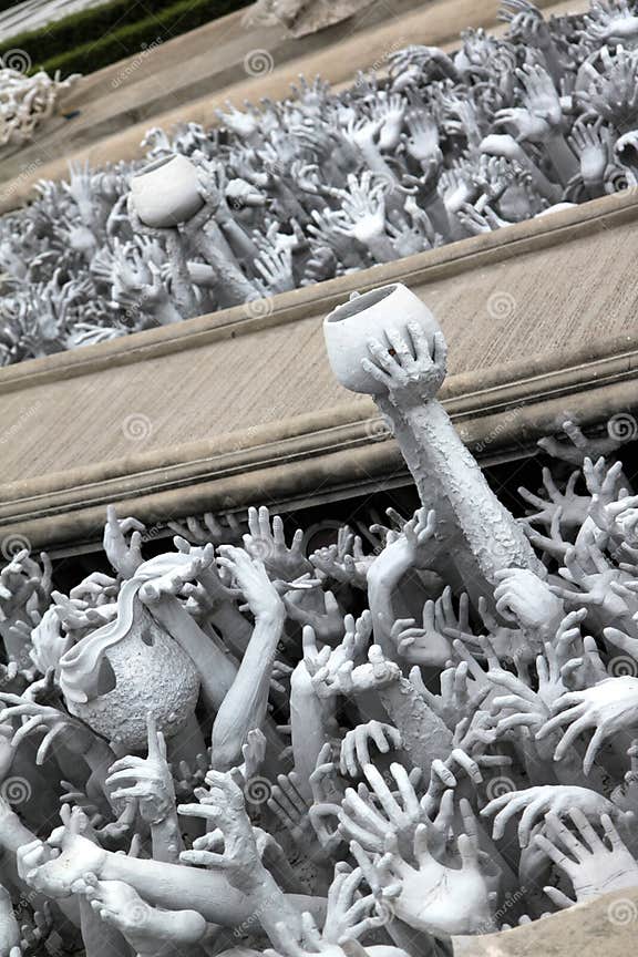 Hand from Hell Suffering, Asking for Help at Rongk Stock Image - Image ...