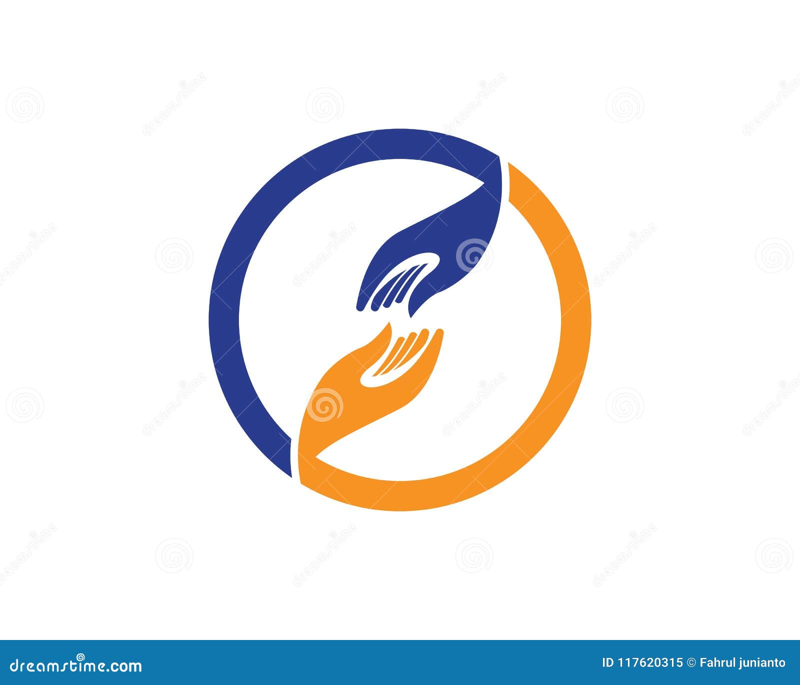 Hand Help Logo Design Template Stock Vector - Illustration of symbol ...