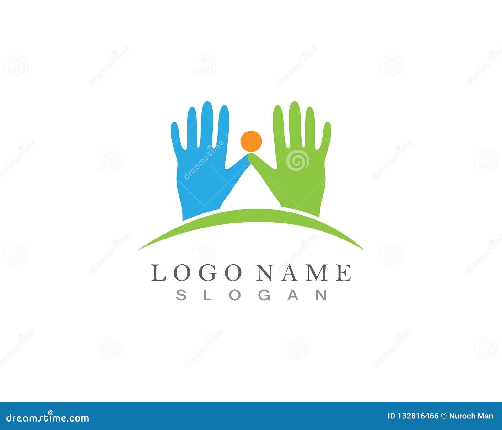Hand Help Logo and Symbol Template Stock Vector - Illustration of ...