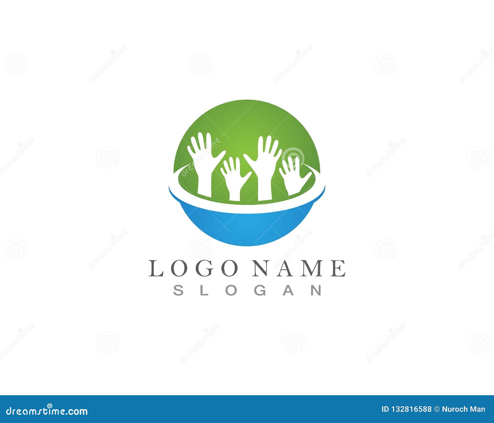 Hand Help Logo and Symbol Template Stock Illustration - Illustration of ...