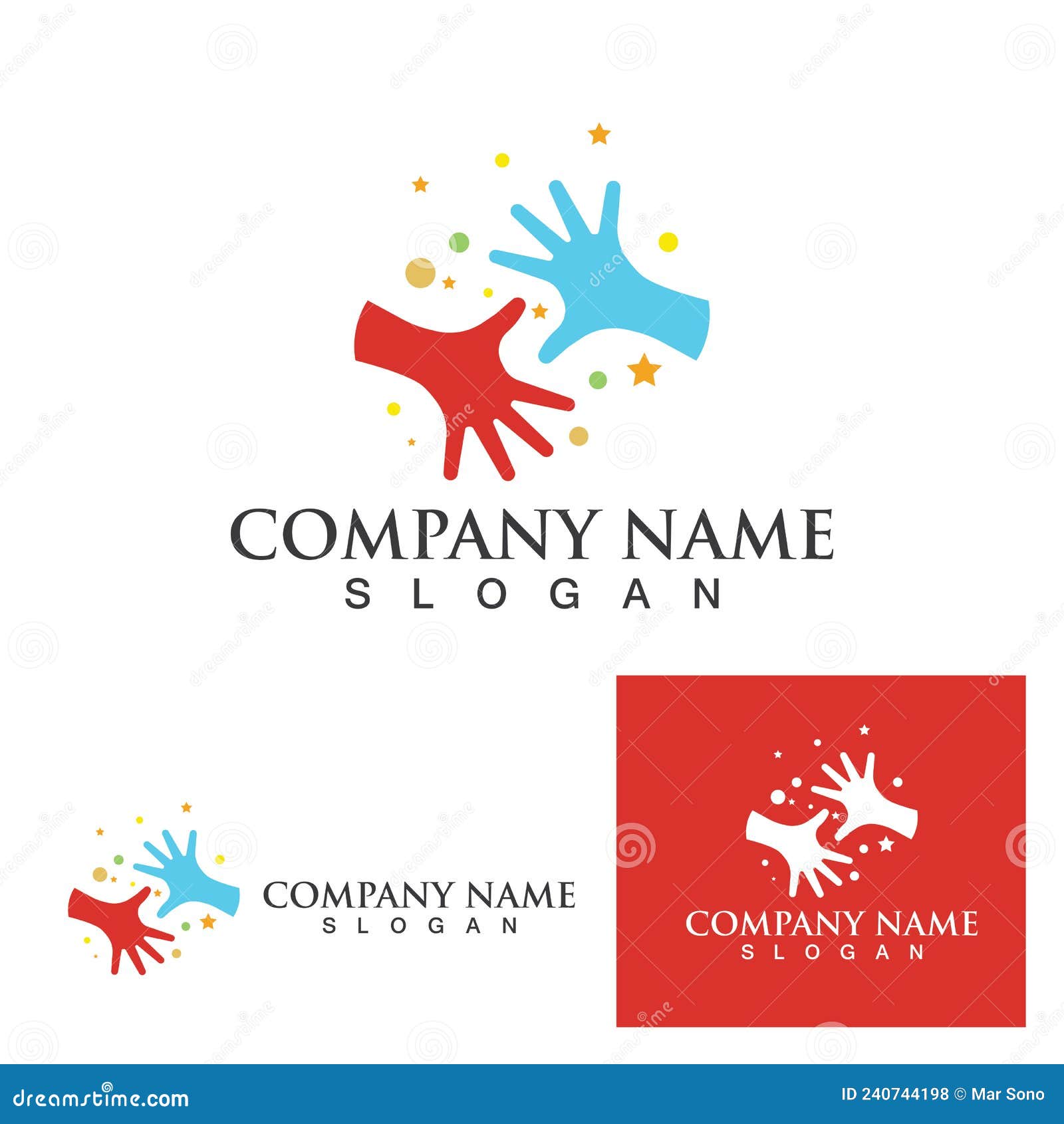 Hand Help Logo and Symbol Vector Stock Vector - Illustration of nice ...