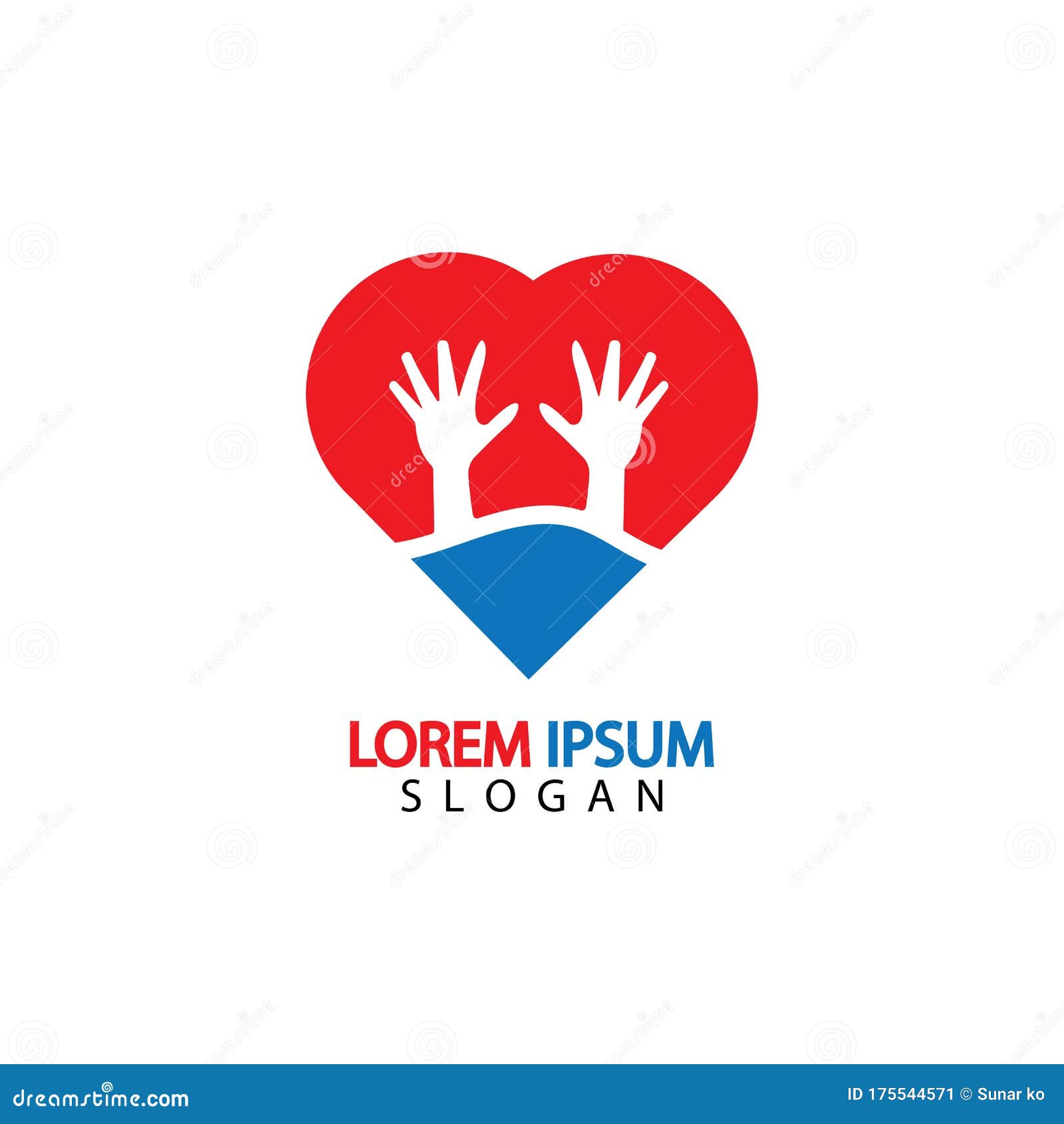 Hand Help Logo and Symbols Template Icons App Stock Vector ...