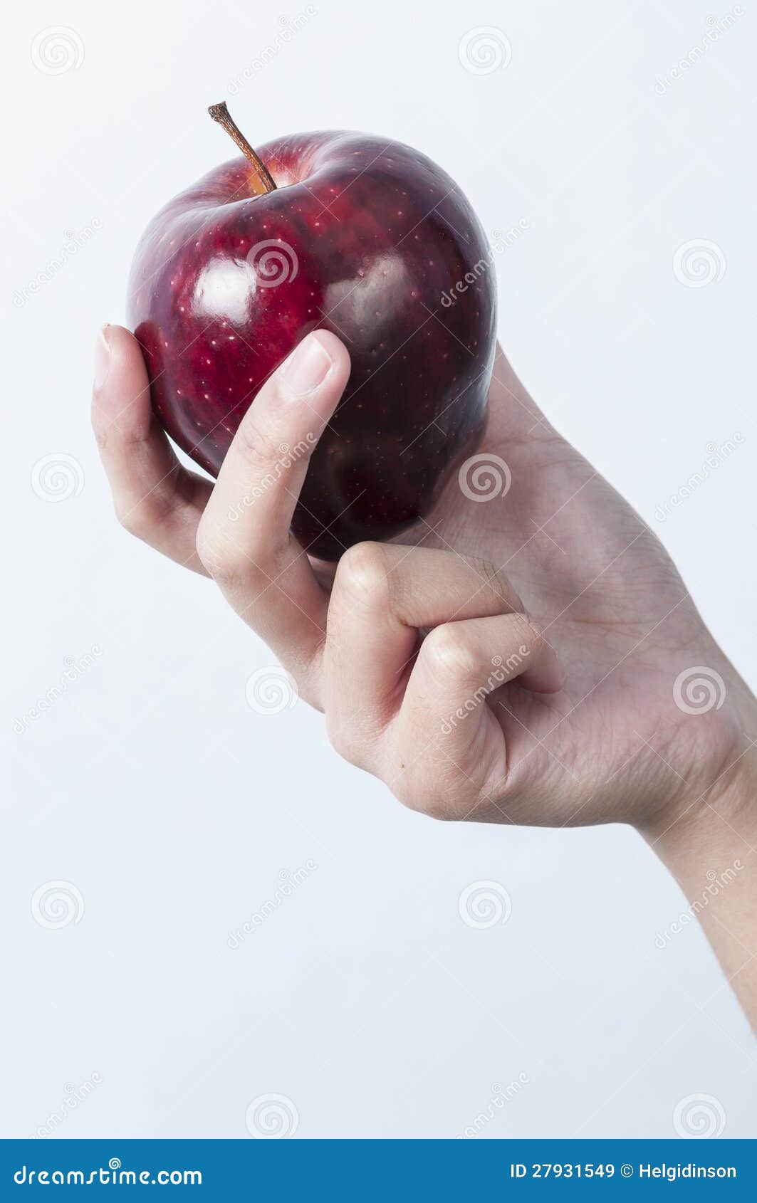 Hand Hold Apple Royalty Free Stock Images - Image: 27931549