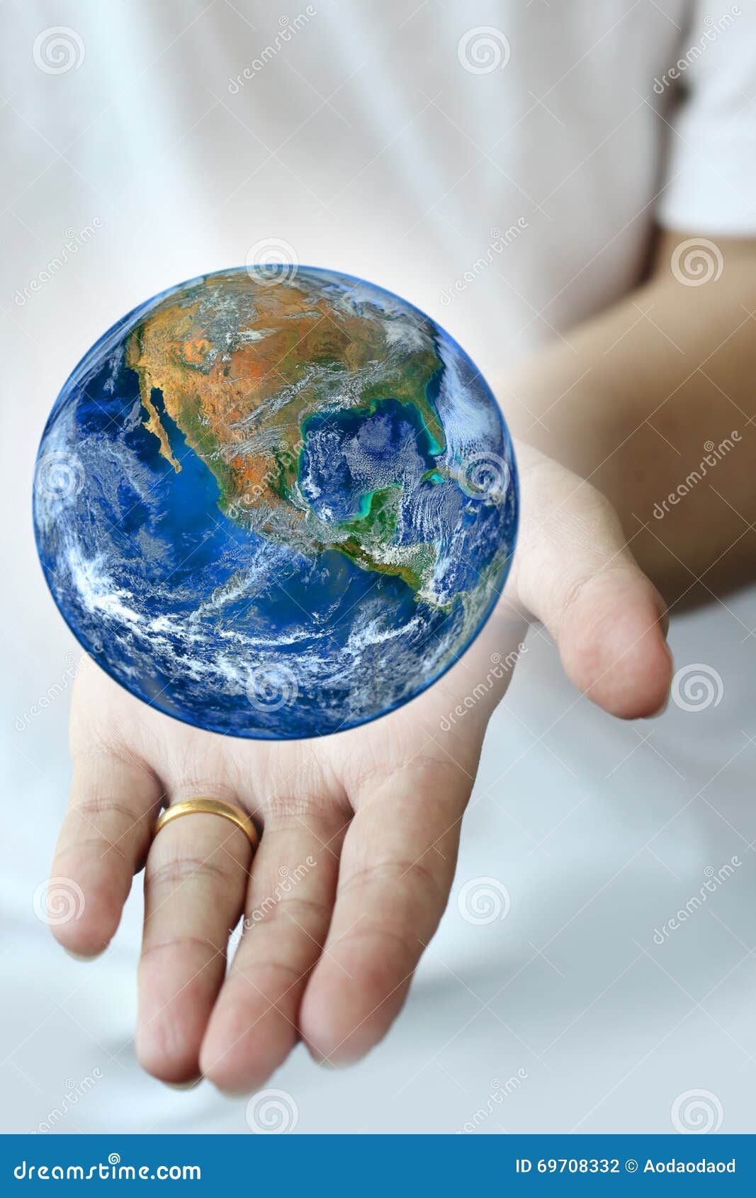 Hand Hold Earth., Planet World Stock Photo - Image of offer, earth ...