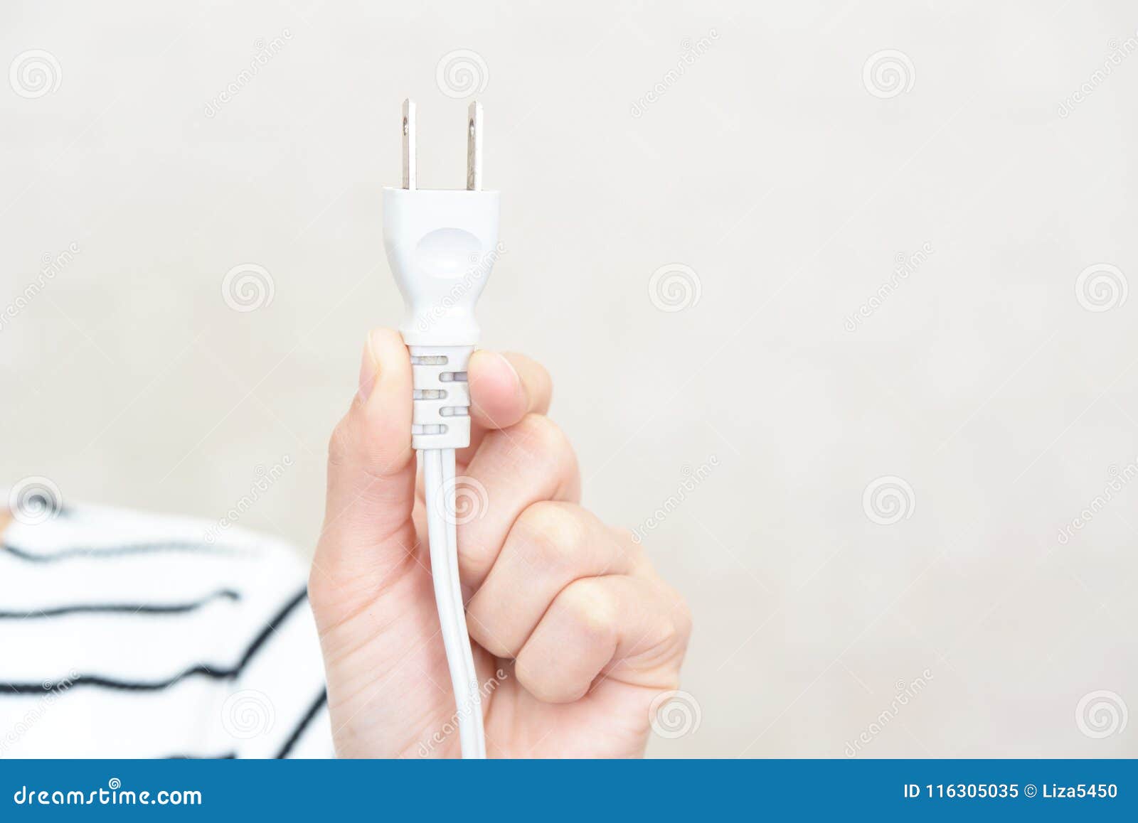 Electric power plug stock image. Image of closeup, consumer - 116305035
