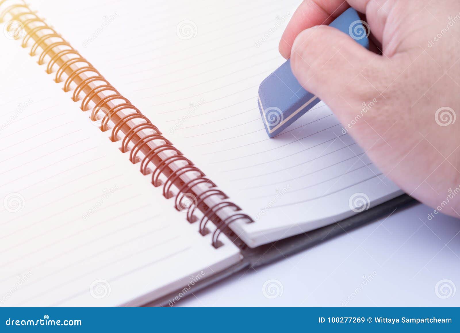 Hand with eraser stock image. Image of rubber, closeup - 100277269