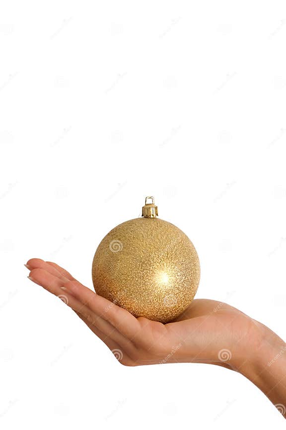Hand hold glass ball stock photo. Image of december, celebration - 3522142