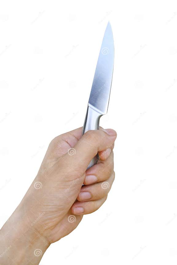 Hand hold knife stock photo. Image of knife, macro, criminal - 35086208