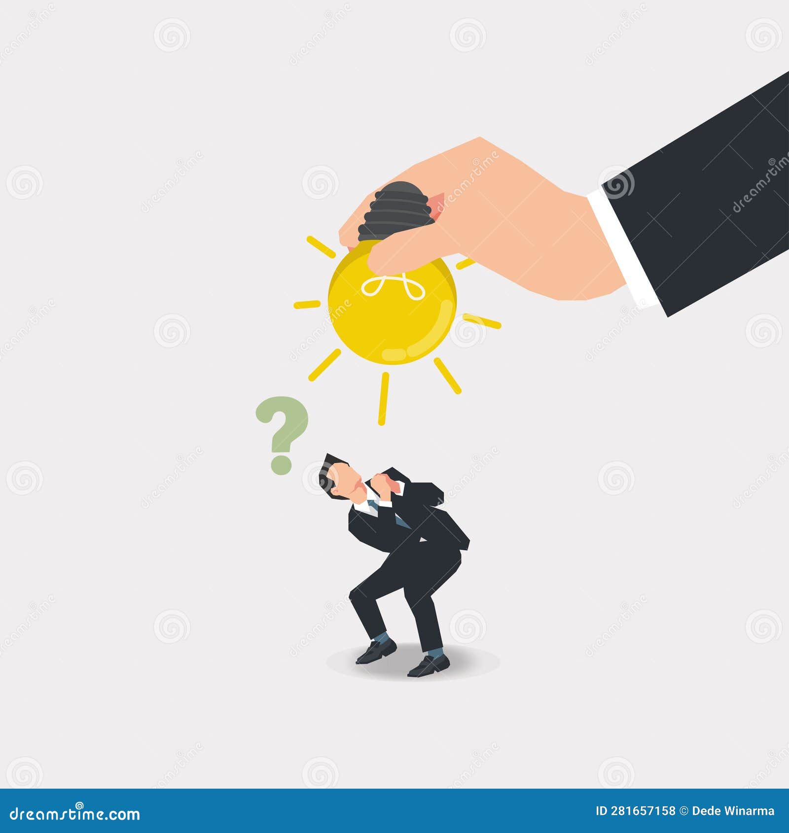 Hand Hold Light Bulb. Business Problems Solution, Get Help New Idea ...