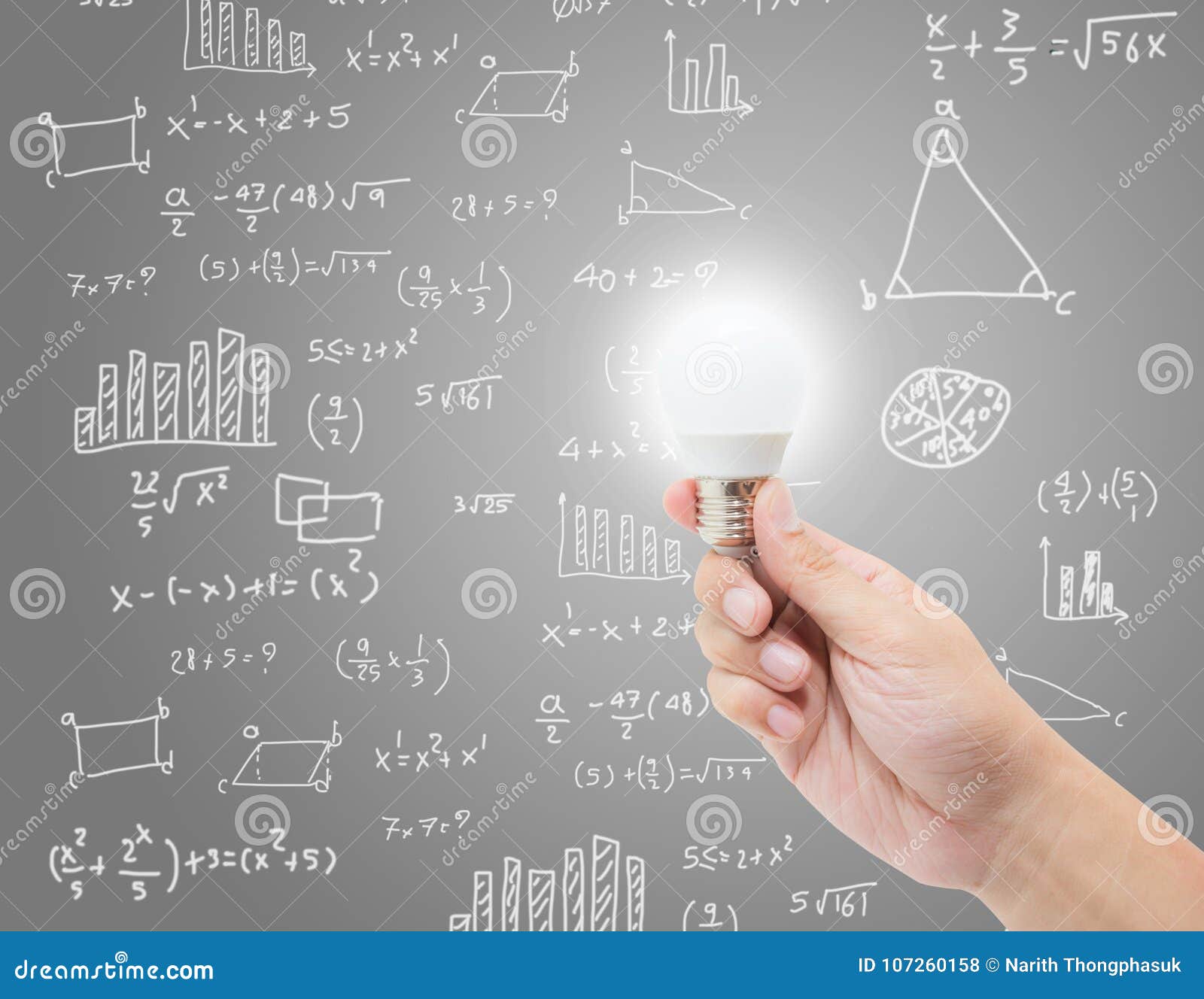 Idea Math Formulas Stock Photography | CartoonDealer.com #113116334