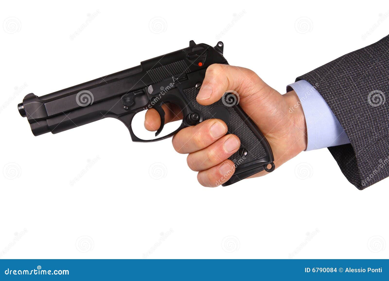 Hand hold pistol stock photo. Image of hunter, military - 6790084