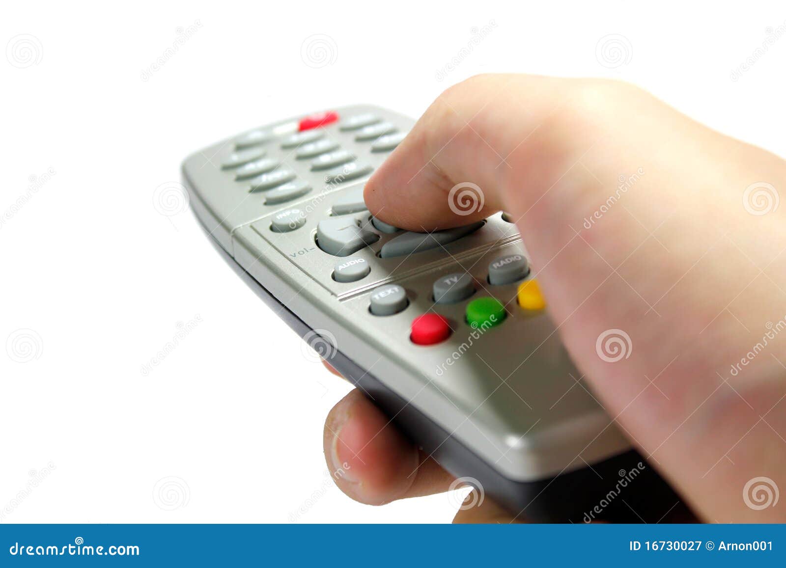 Hand hold Remote Control stock image. Image of remote - 16730027