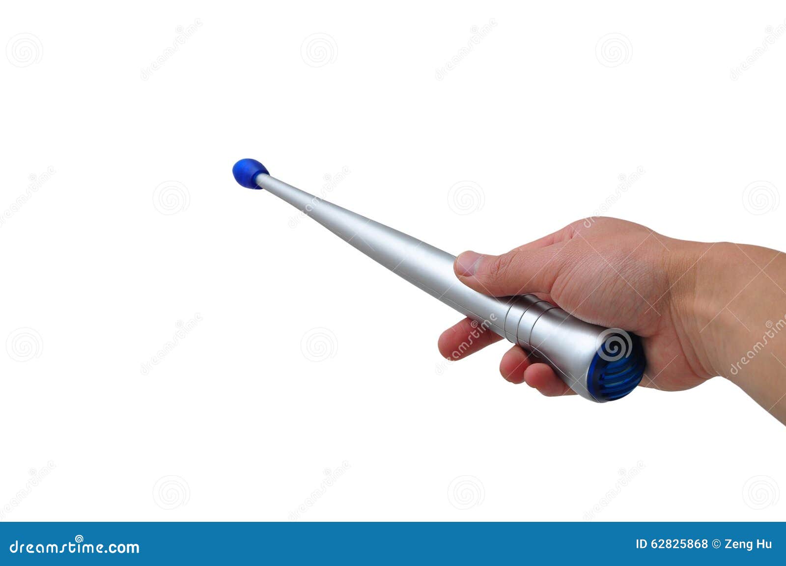 HAND HOLD a SILVER MAGIC STICK Stock Photo - Image of performer, people ...