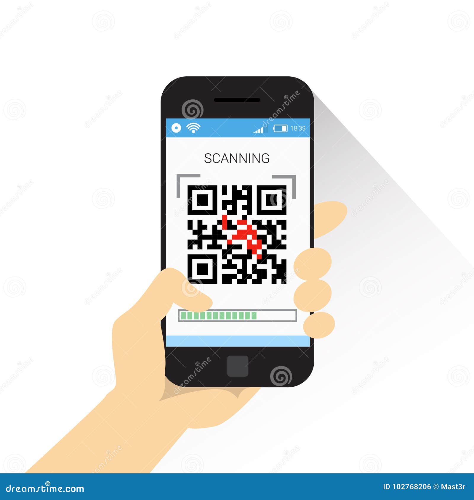 Hand Hold Smart Phone Scanning Scan Code Icon Barcode Scan with ... Hand Hold Smart Phone Scanning Scan Code Icon Barcode Scan with ...