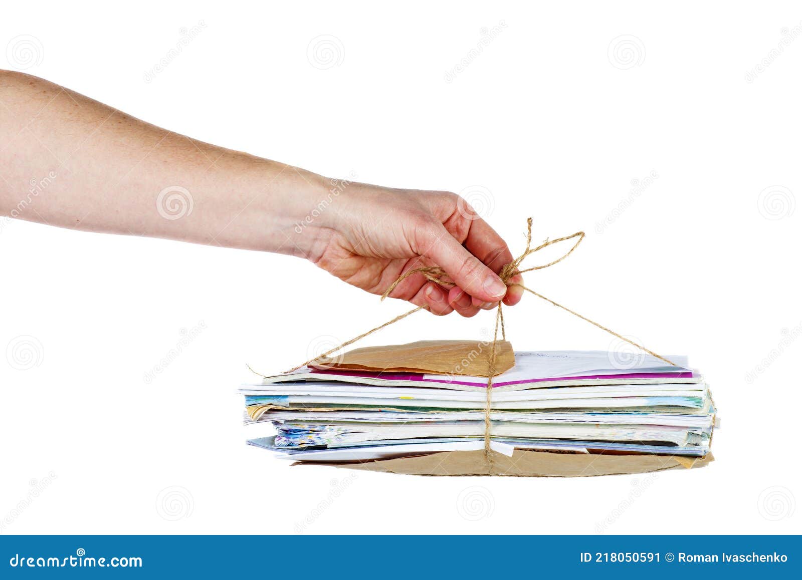 Wastepaper For Recycling, Background Of Paper Textures Piled Ready To ...