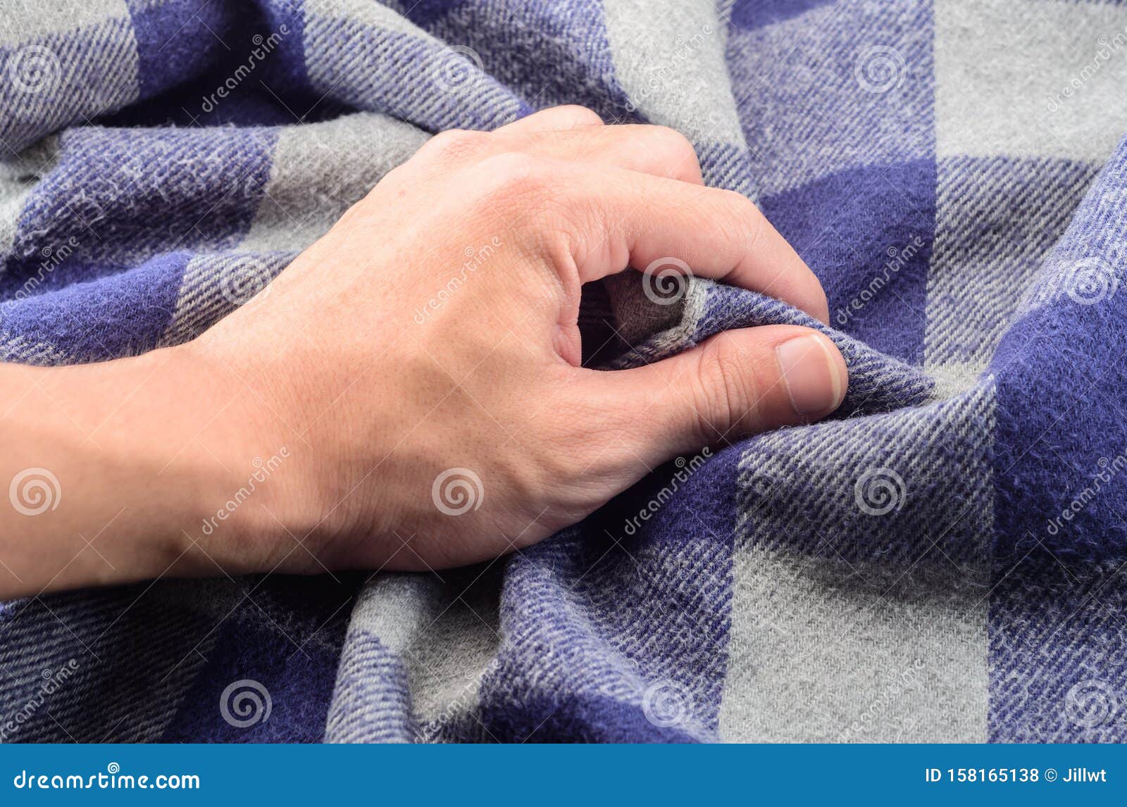 Hand hold textile stock photo. Image of pick, textured - 158165138