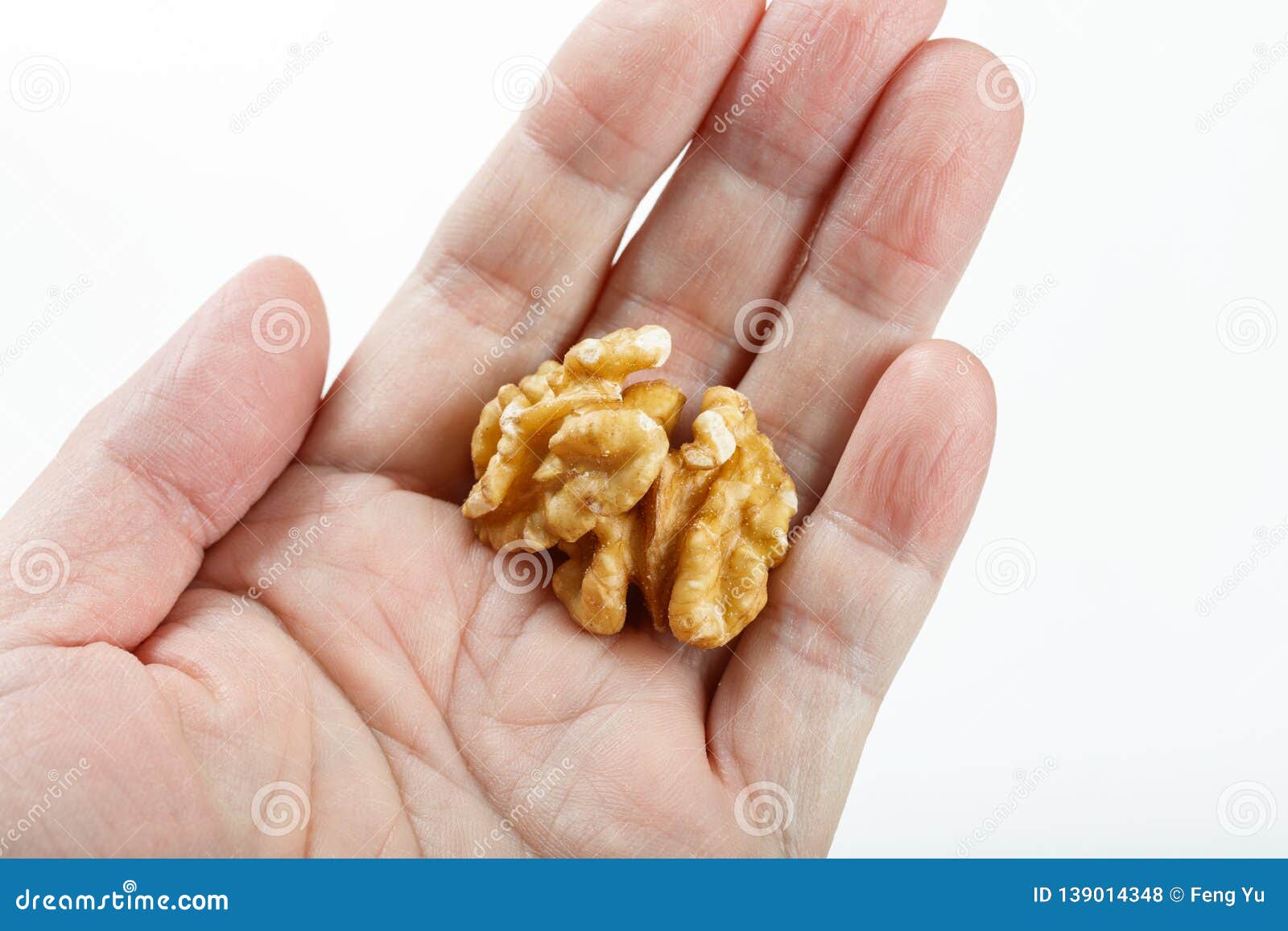 Yellow cooked walnut stock photo. Image of nutritious - 139014348
