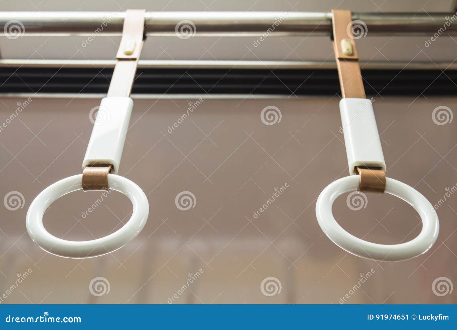 Hand Holder Inside High Speed Train Transportation Stock Image - Image ...