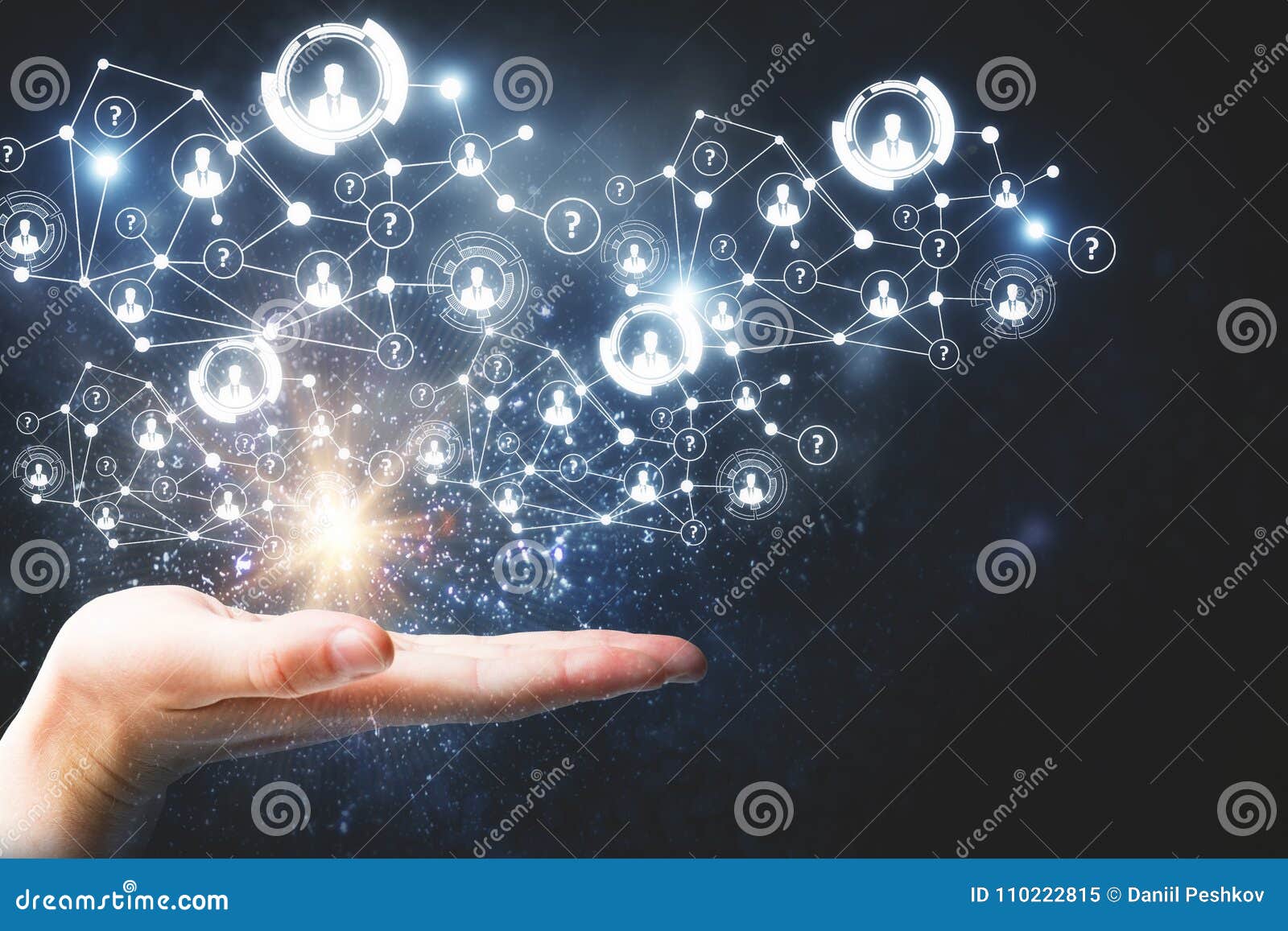 Human Resources and Technology Concept Stock Image - Image of network ...