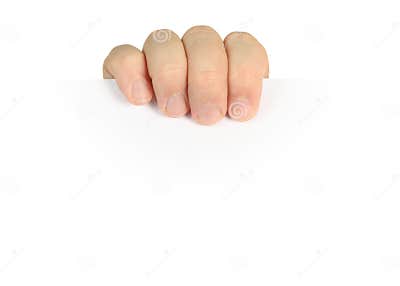 Hand holding advertising stock image. Image of copy, board - 7464675