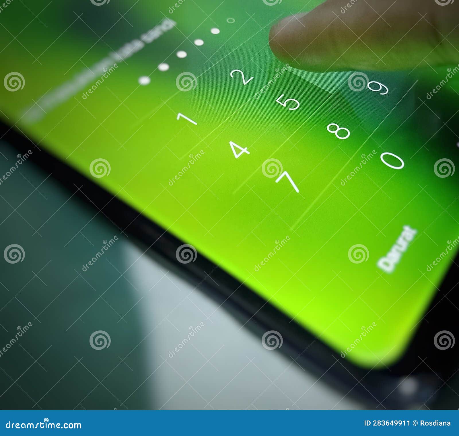 Enter Password on Smartphone Screen Stock Image - Image of code, screen ...