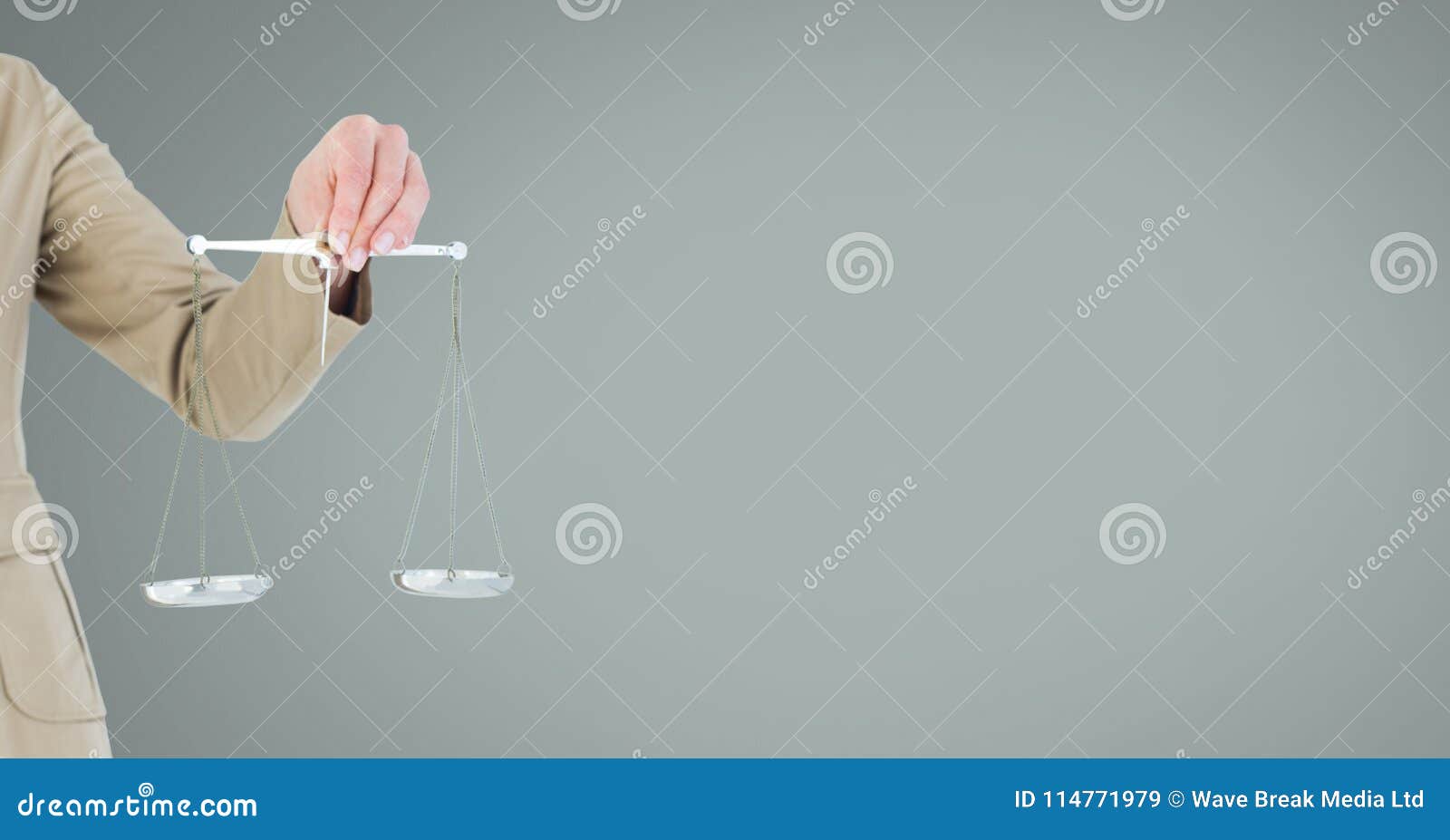 Hand Holding Balance Scales Stock Image - Image of business, elegant ...