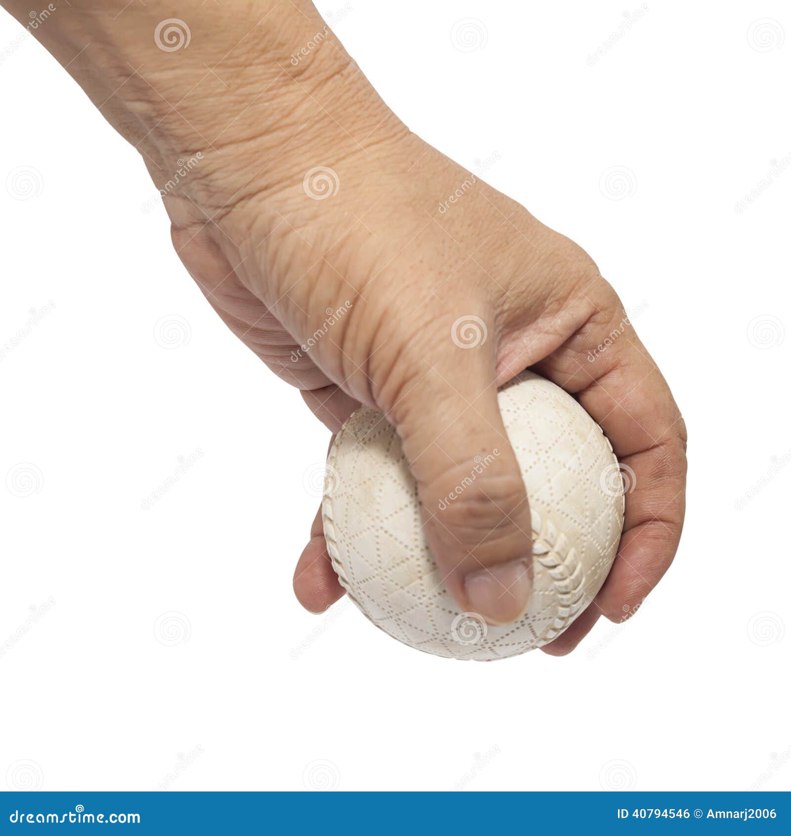 Hand Holding a Baseball stock photo. Image of baseball - 40794546