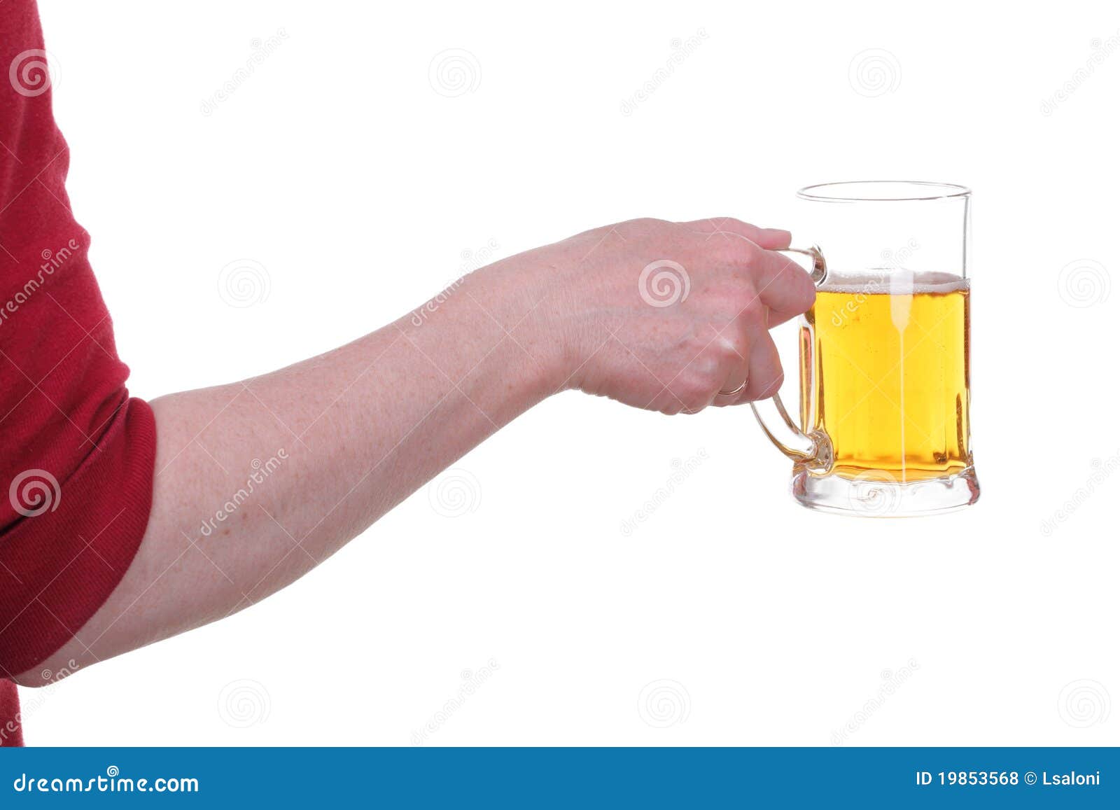 Hand holding a beer stock photo. Image of hand, alcoholic - 19853568