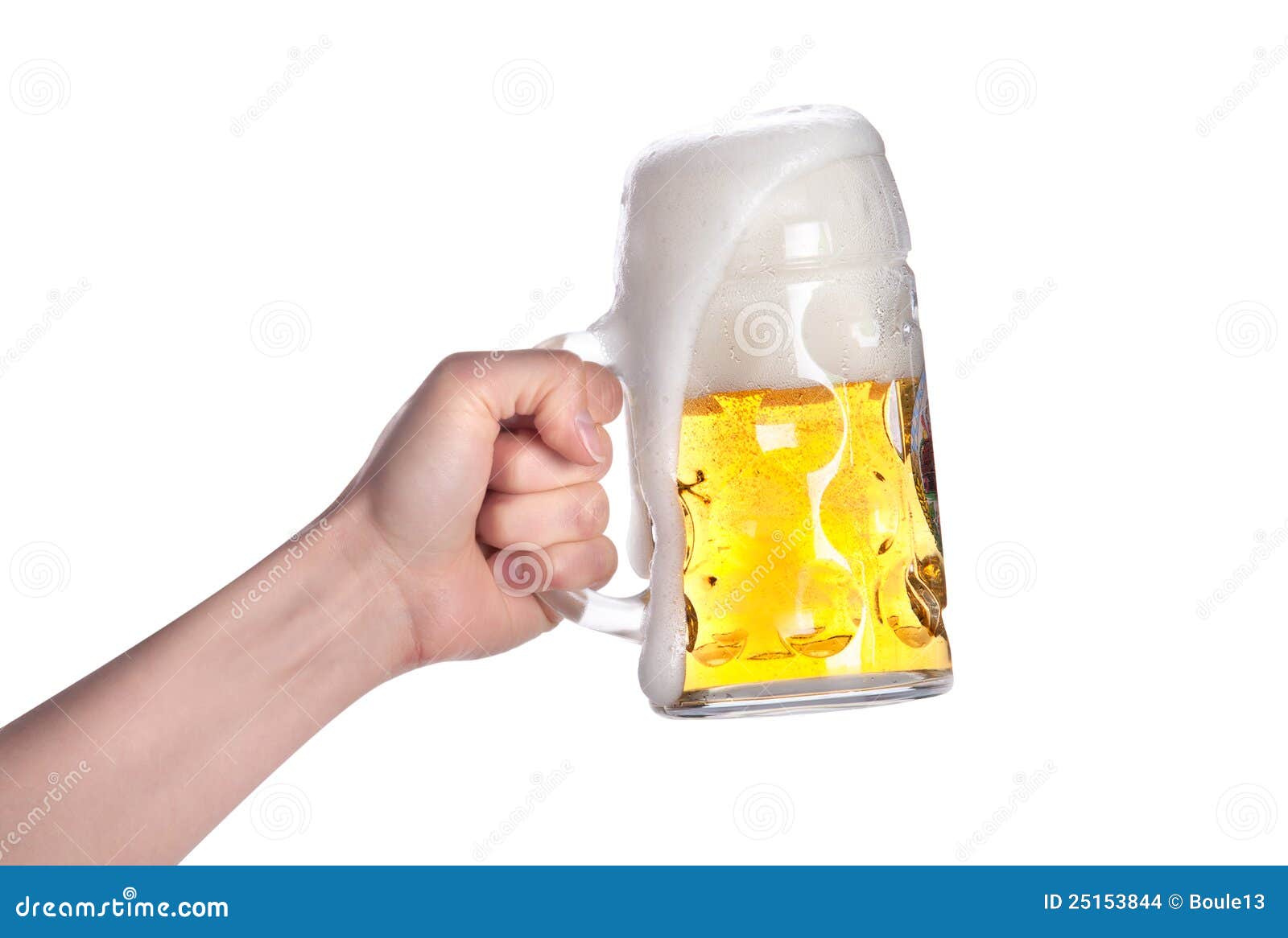 Hand Holding Beer Making a Toast Stock Photo - Image of golden, bright ...