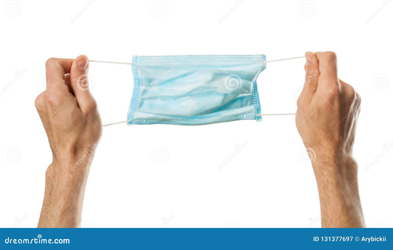 Hand Holding Black Medical Protective Mask Stock Image - Image of cough ...