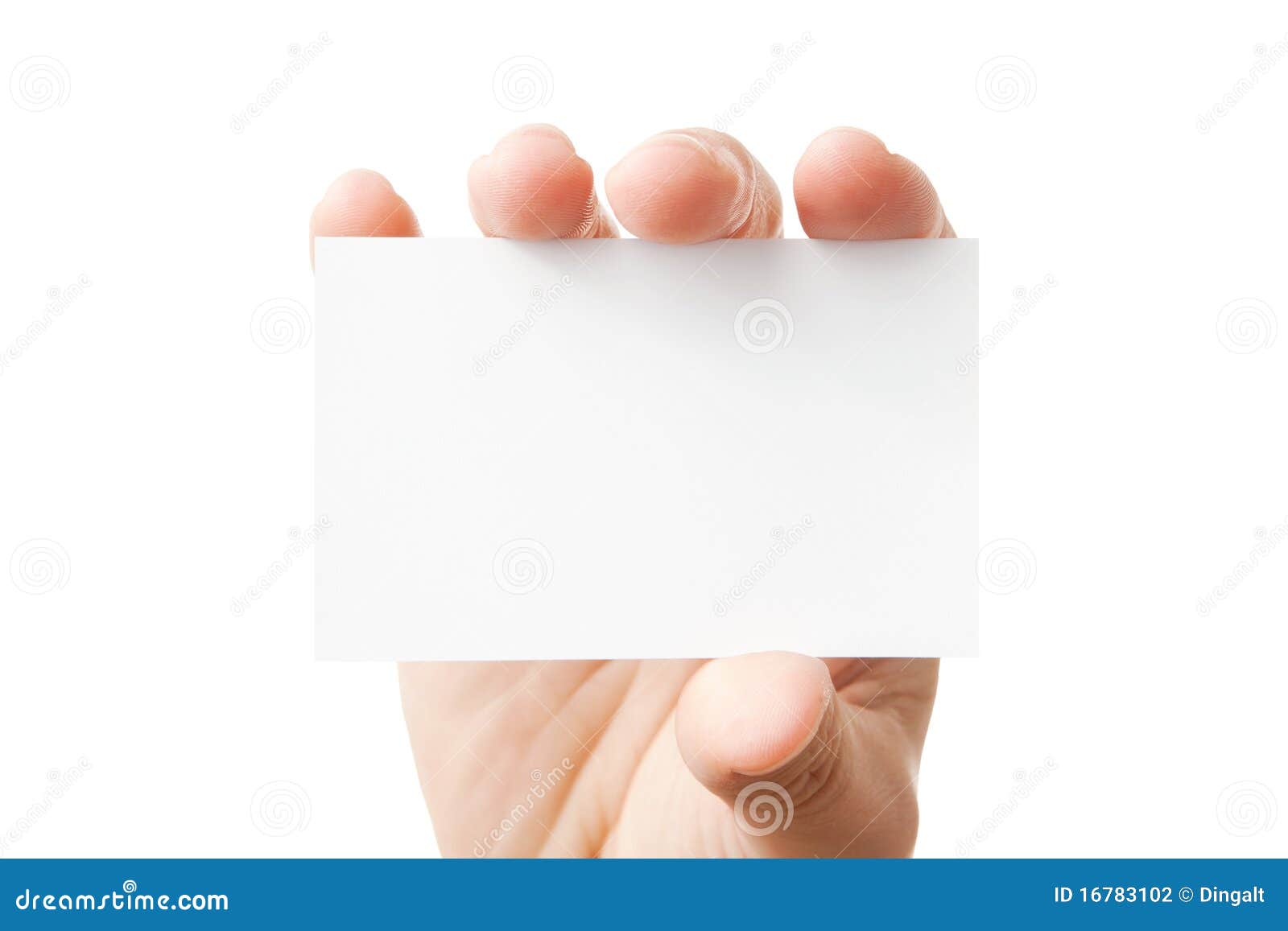 Blank Card For Example Guest Names In Restaurant Stock Image ...
