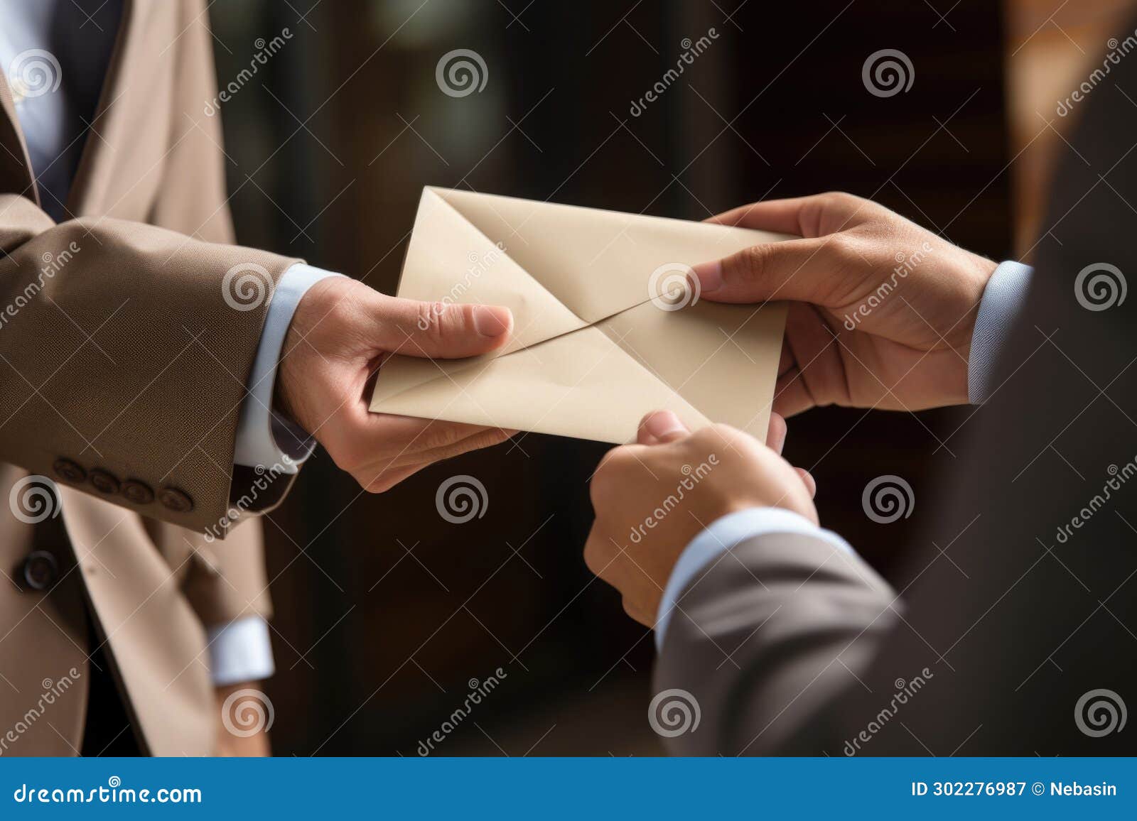 A Hand Holding a Blank Envelope , Symbolizing the Act of Giving or ...