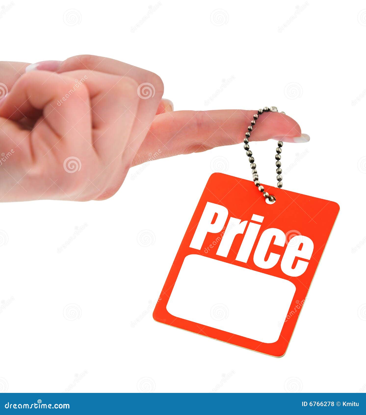 Blank Price Tag On White Royalty-Free Stock Photo | CartoonDealer.com ...