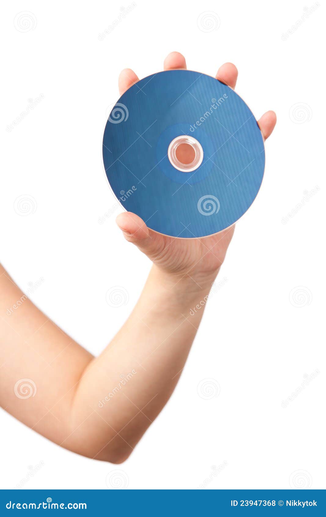 Hand holding blu-ray disk stock photo. Image of information - 23947368
