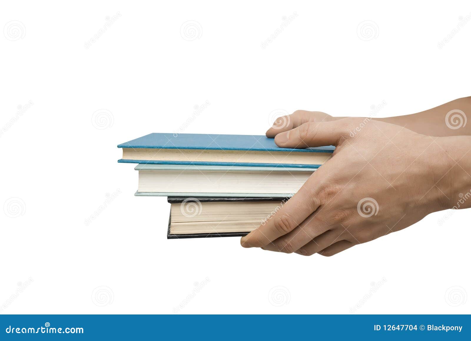 Hand holding Books stock photo. Image of hardcover, encyclopedia - 12647704