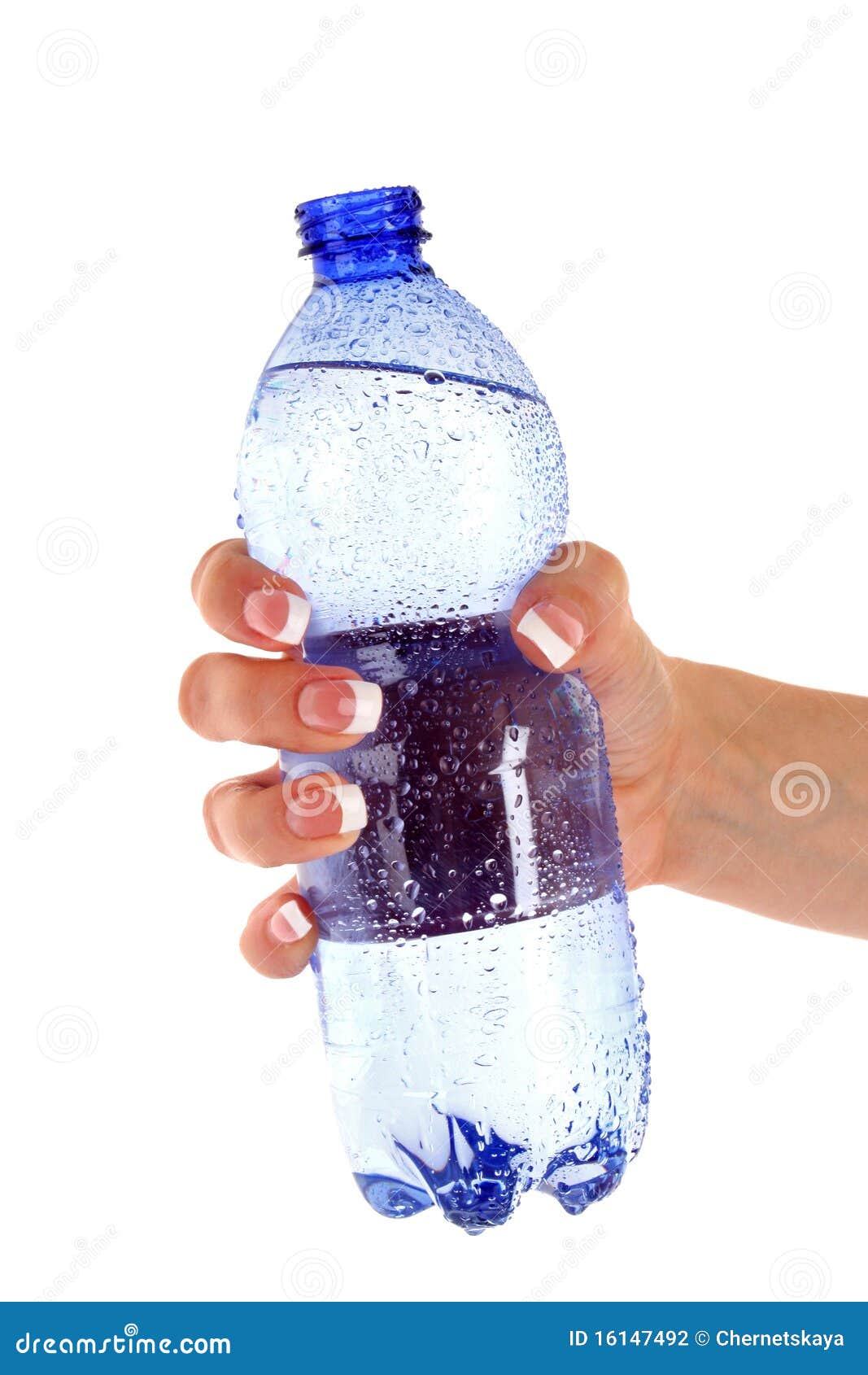 Hand Holding Bottle Of Water Stock Photography - Image: 16147492