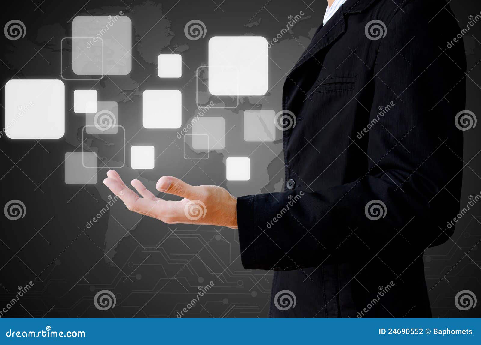 Hand holding a buttons stock photo. Image of innovative - 24690552