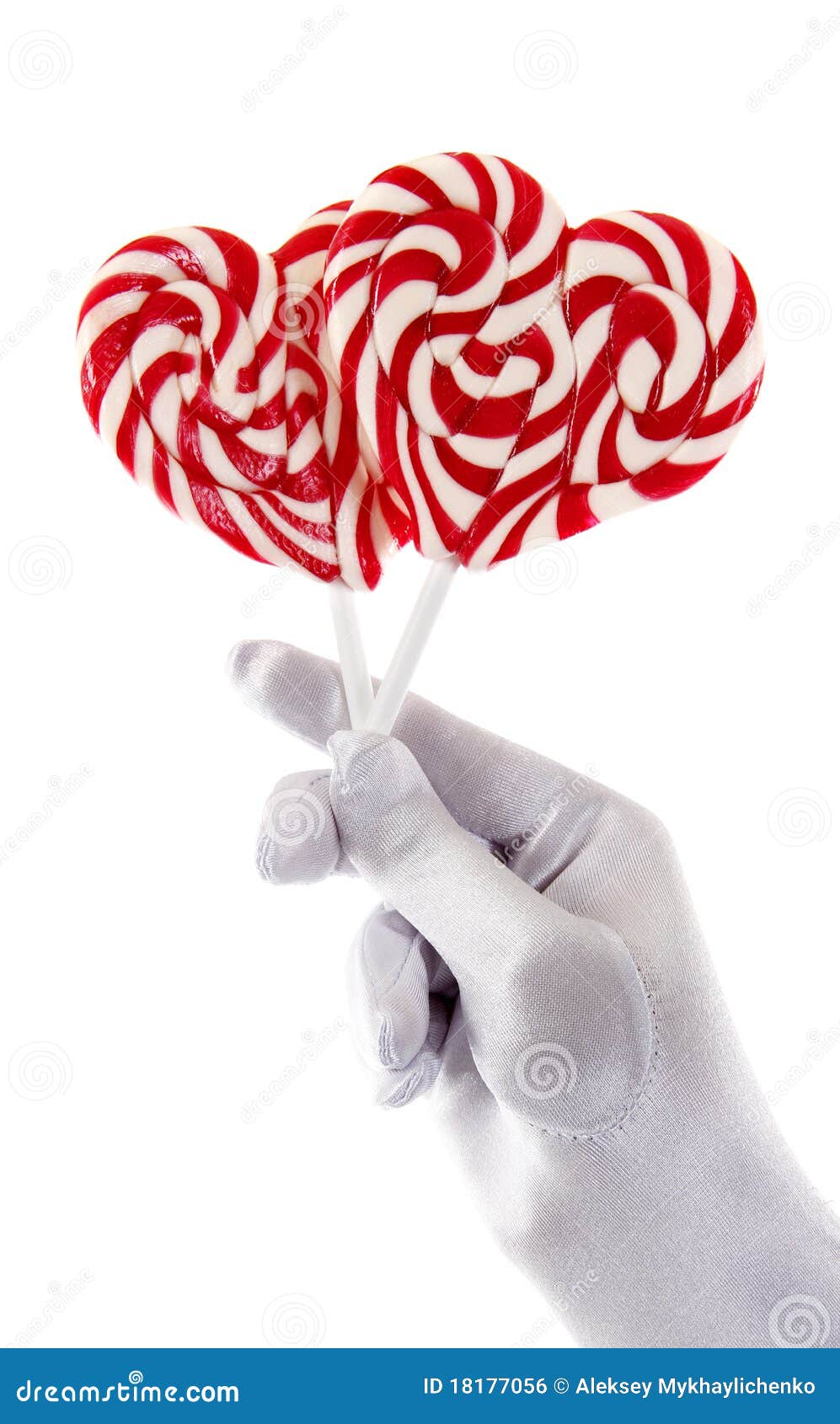 Hand Holding Candy In The Shape Of A Heart Stock Photo - Image of candy ...