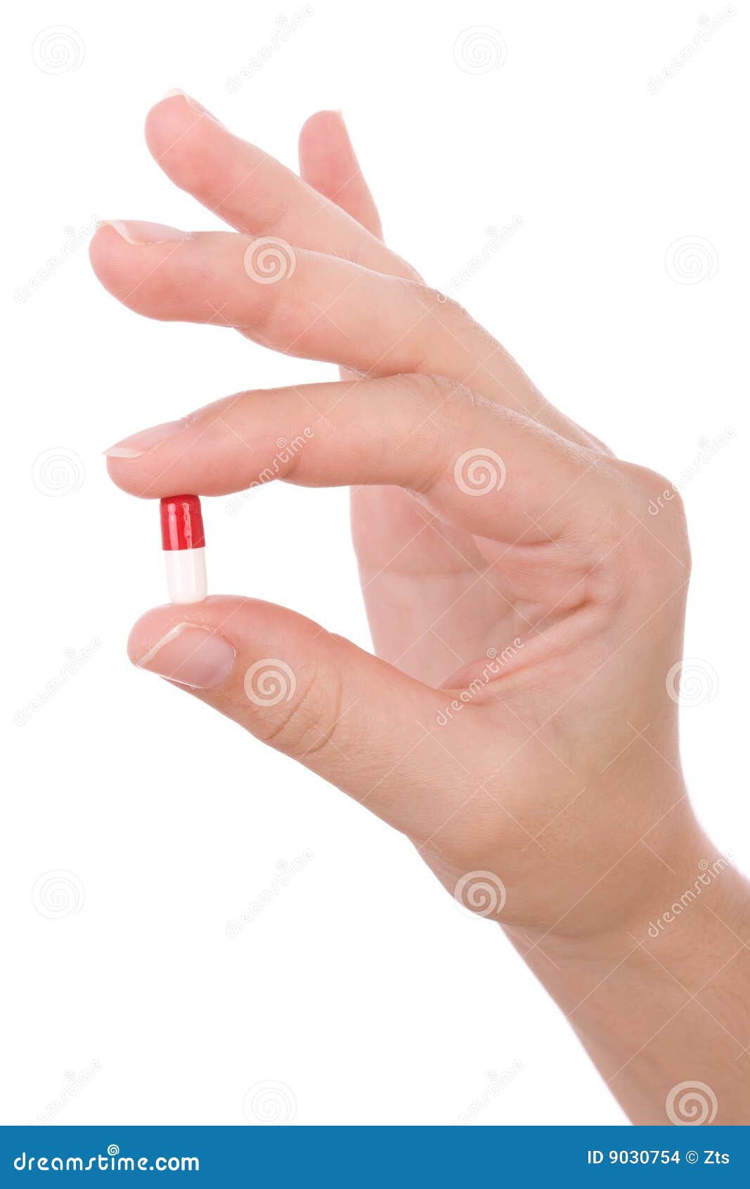 Hand Holding a Capsule or Pill Stock Photo - Image of antibiotics ...