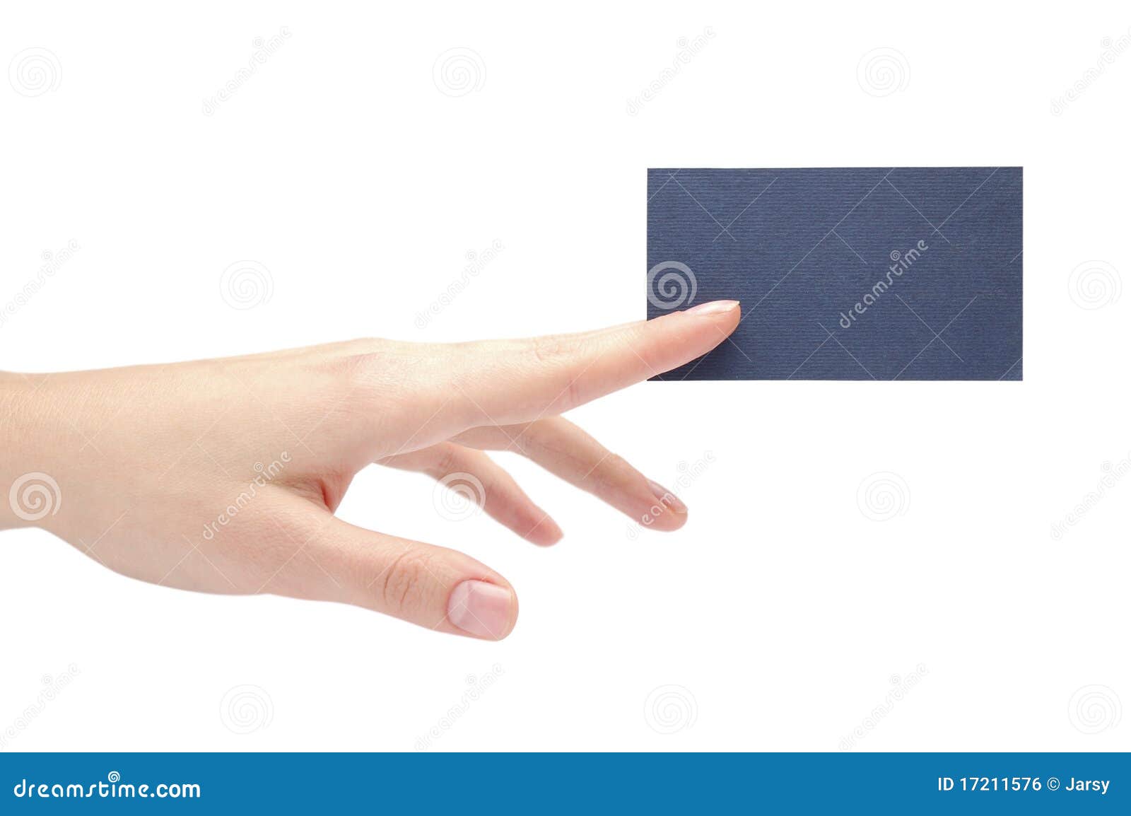 Hand holding card stock photo. Image of empty, finger - 17211576