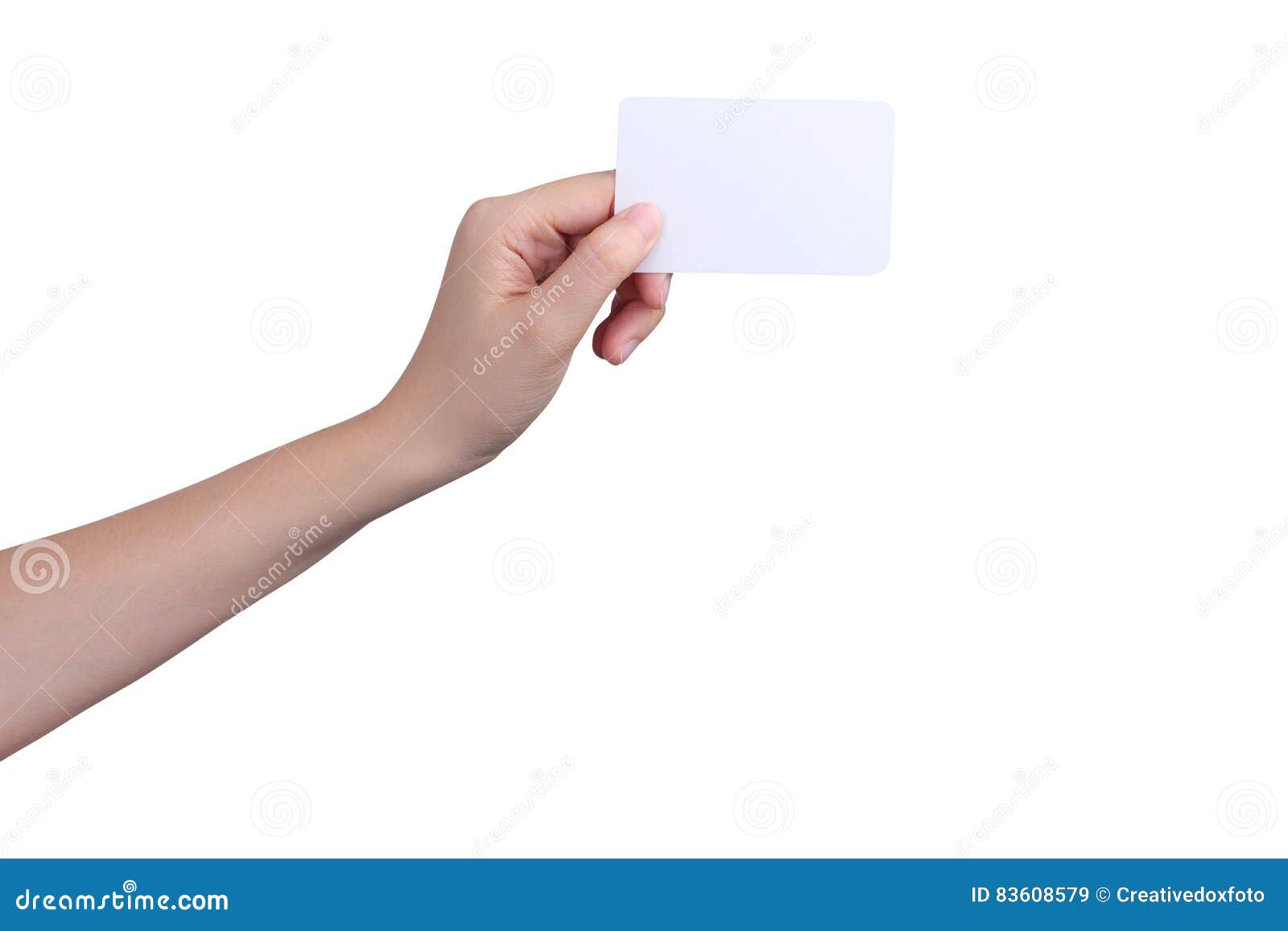 Hand holding card stock image. Image of holding, show - 83608579