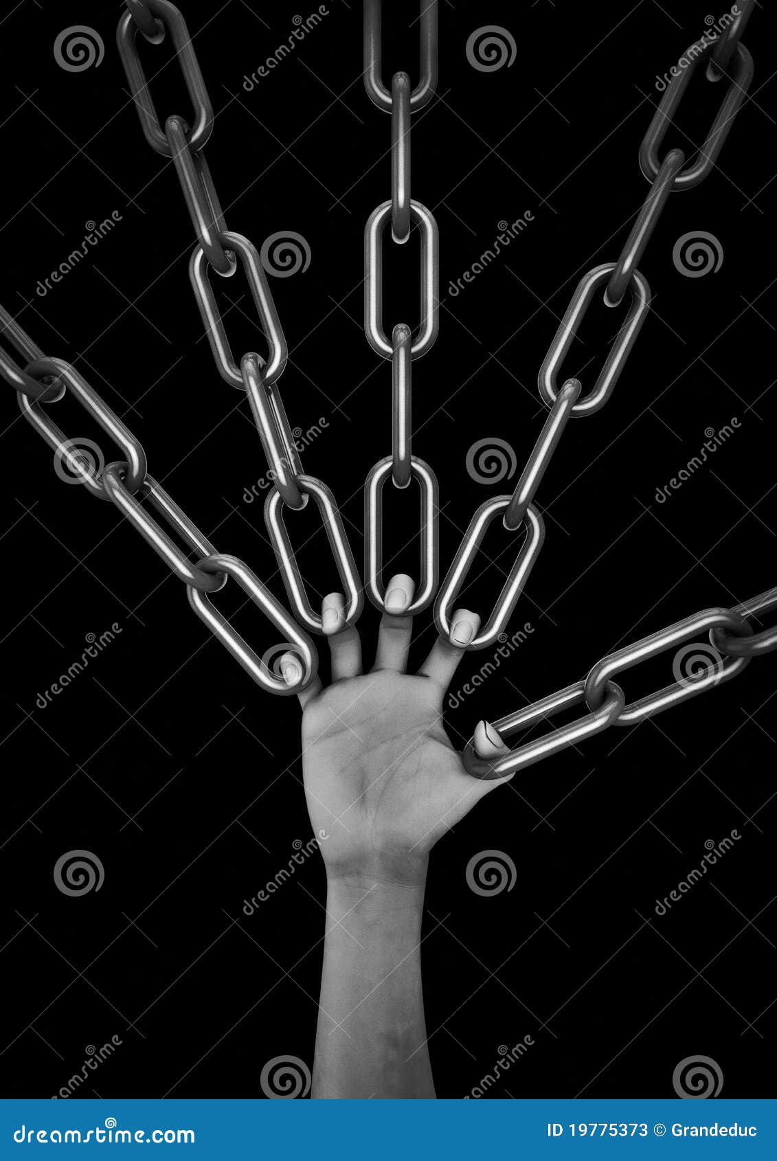 Hand Holding Chains Stock Photo | CartoonDealer.com #19775373