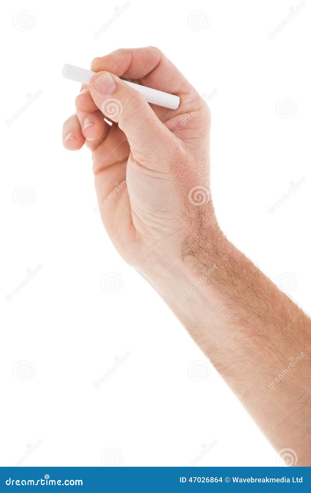 Hand Writing With Chalk