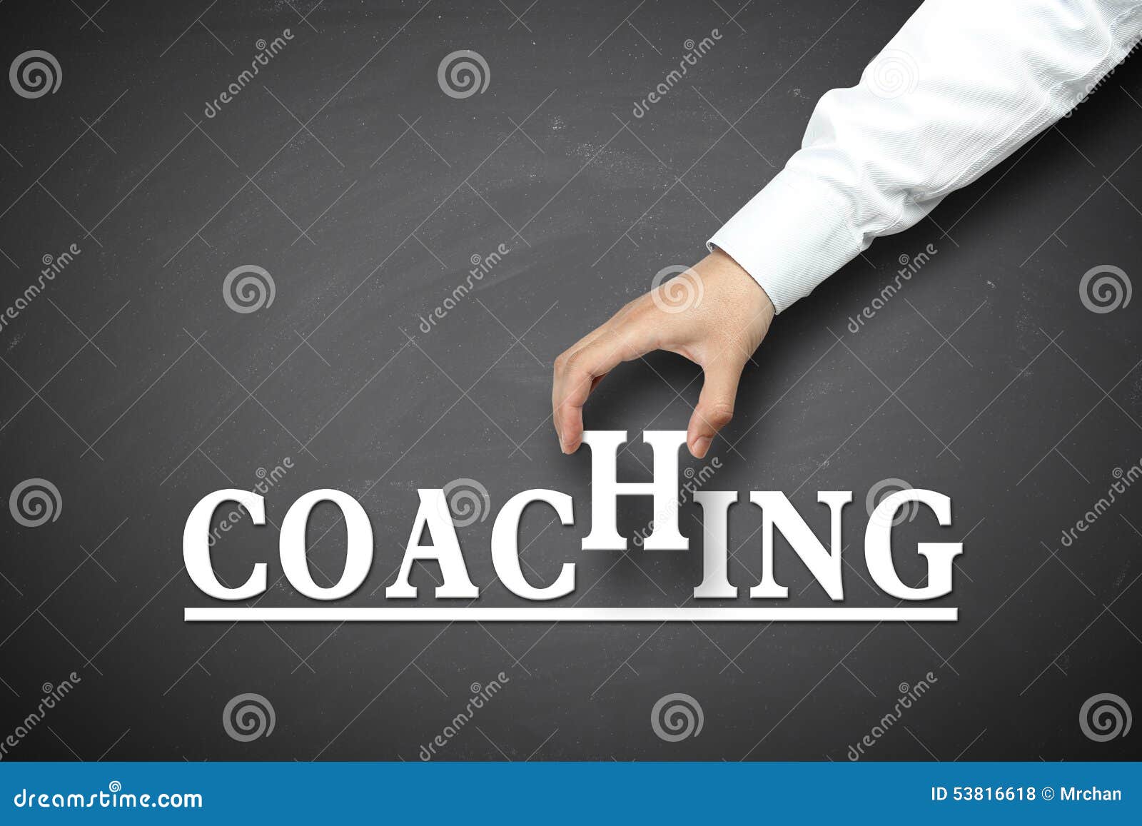 Hand Holding Coaching Concept Stock Photo - Image of mentor, consulting ...