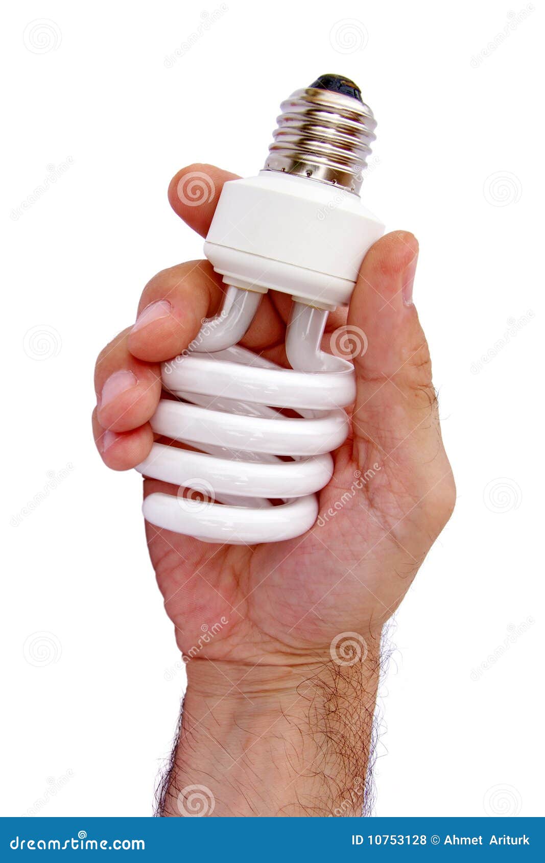 Hand holding compact lamp stock photo. Image of hand - 10753128