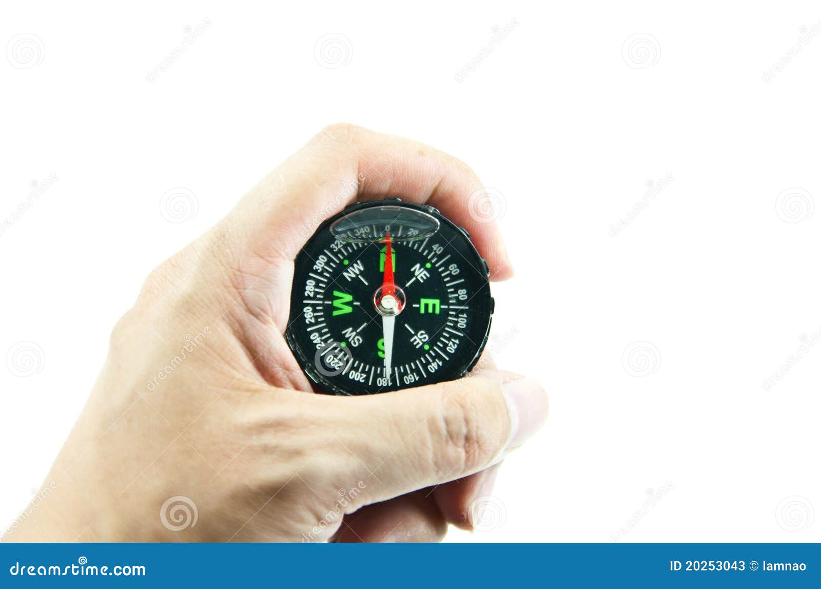 Hand holding a compass stock image. Image of navigation - 20253043
