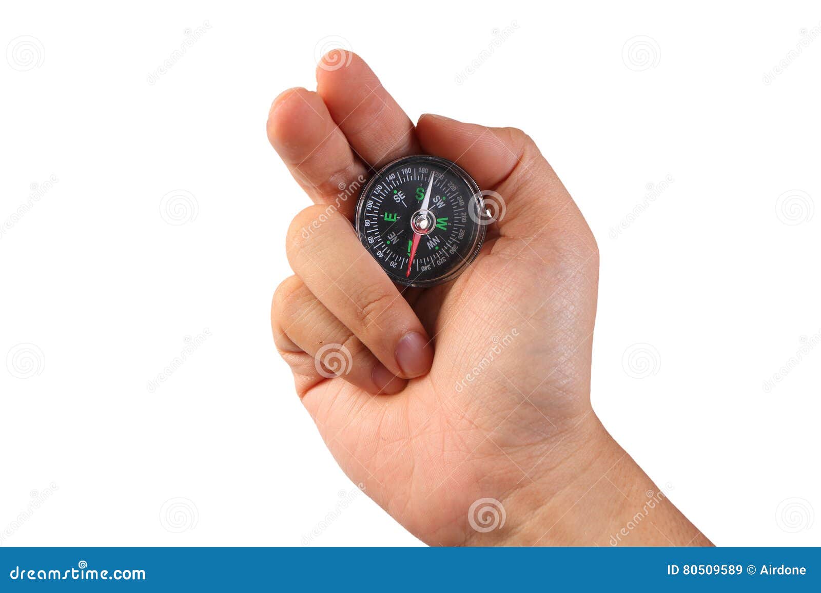 Hand Holding Compass stock image. Image of north, direction - 80509589