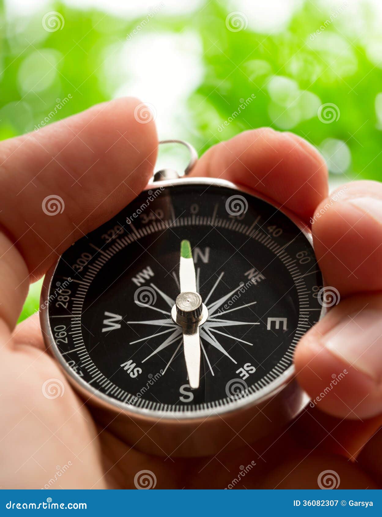 Hand holding compass stock image. Image of finger, latitude - 36082307