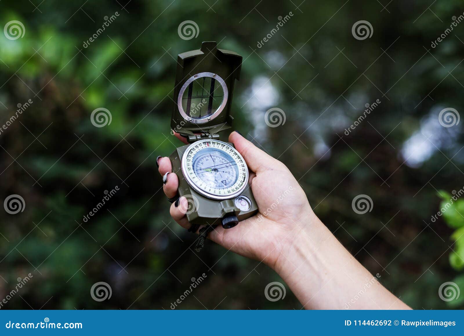 Hand Holding a Compass into the Sky Stock Photo - Image of holiday ...